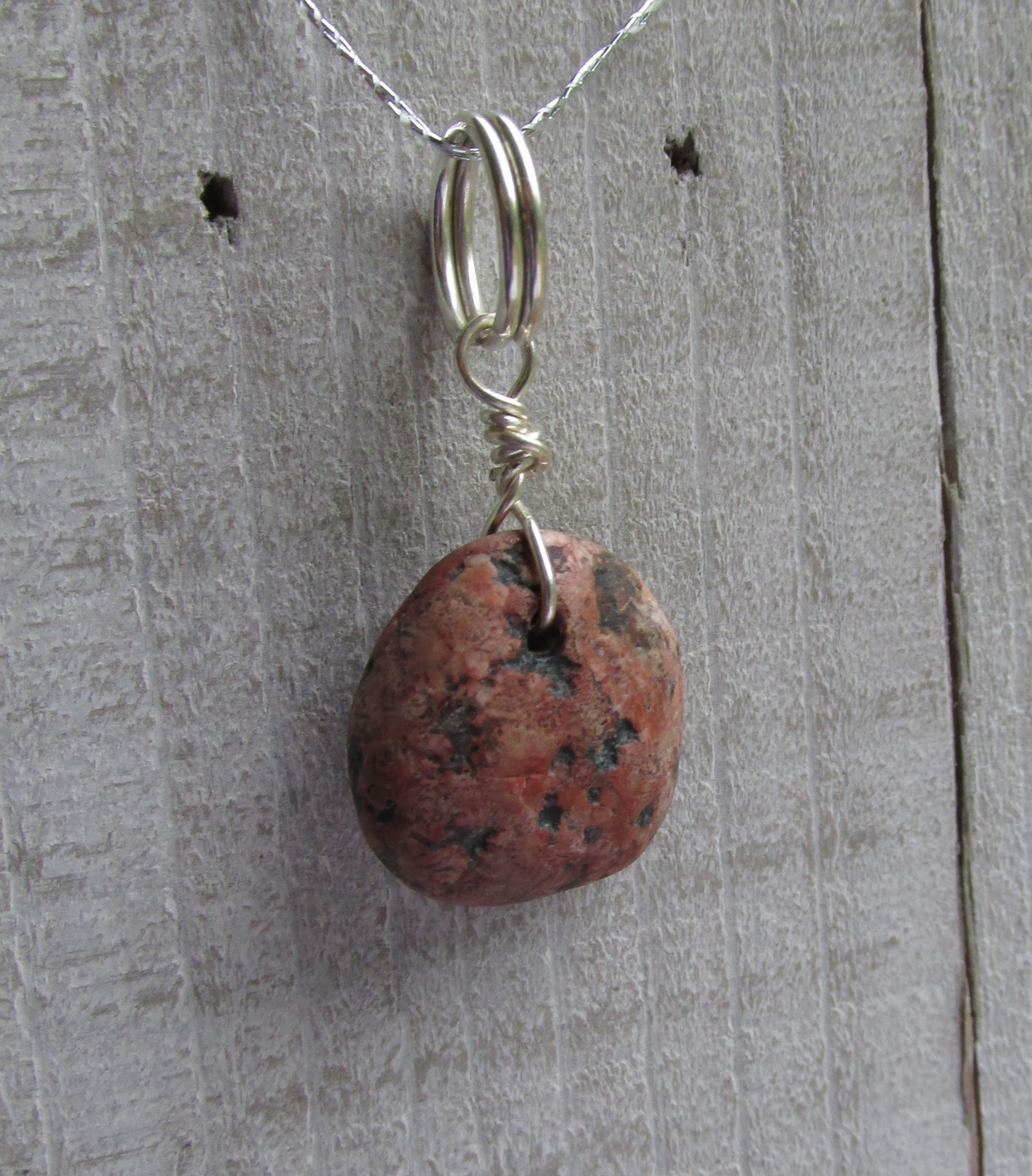 P49 Genuine Granite Pendant - J W Young Studio